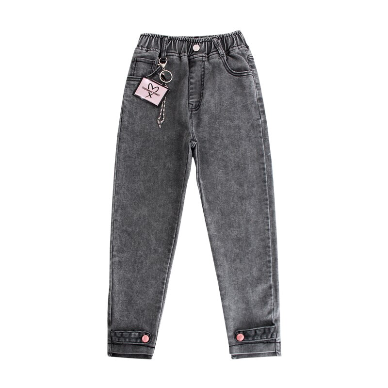 Girls Jeans Spring Pant Gray Black Teenage Pencil ... – Grandado