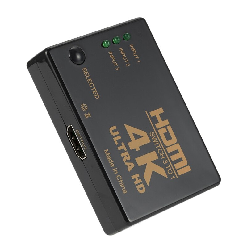 4Kx2K HDMI Switcher Three in One Out HD Video Swit... – Grandado