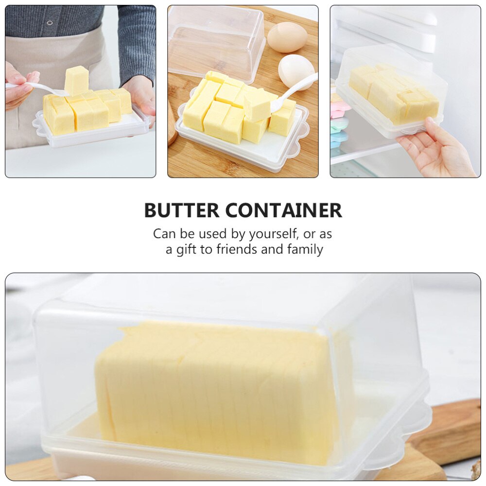 1 Set Chic Durable Butter Crisper Butter Storage B... – Grandado
