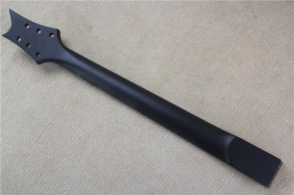 DIY 6 Strings Black Maple Electric Guitar Neck,Ros... – Grandado