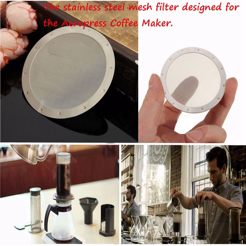 Ultra Fine Metal Coffee Machine Filter Reusable St... – Grandado
