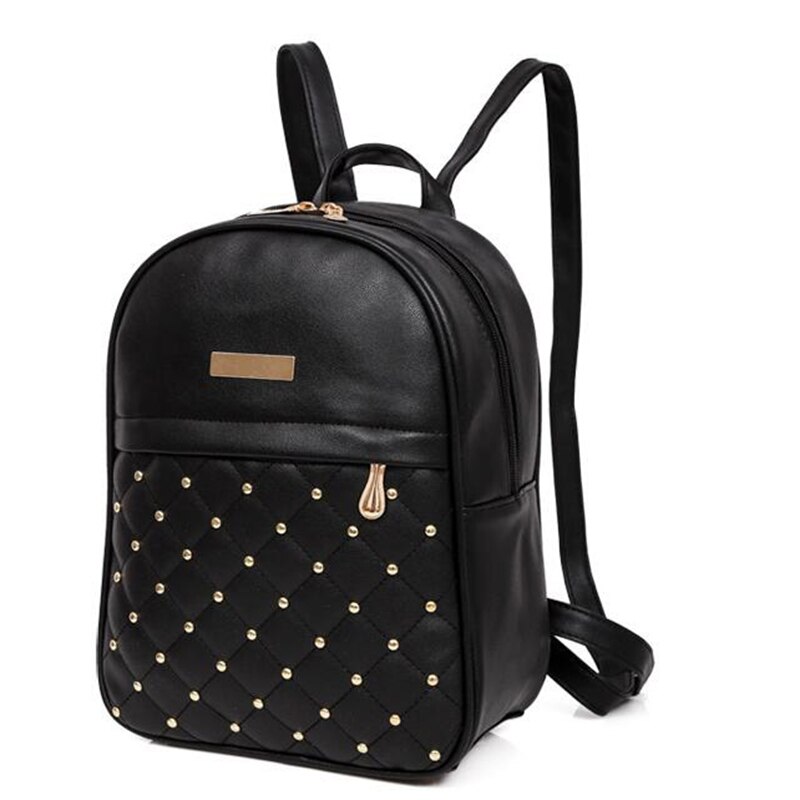 Casual Travel Bead Backpack for Teenage Girls PU L... – Grandado