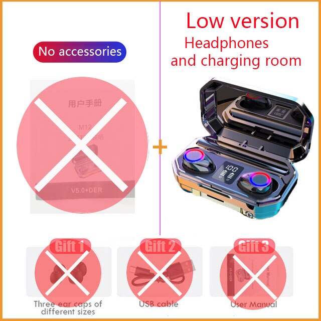 Tws Draadloze Bluetooth Headsets Stereo Hoofdtelef... – Vicedeal