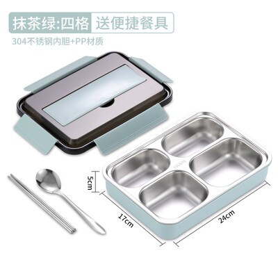 304 stainless steel lunch box, student office work... – Grandado