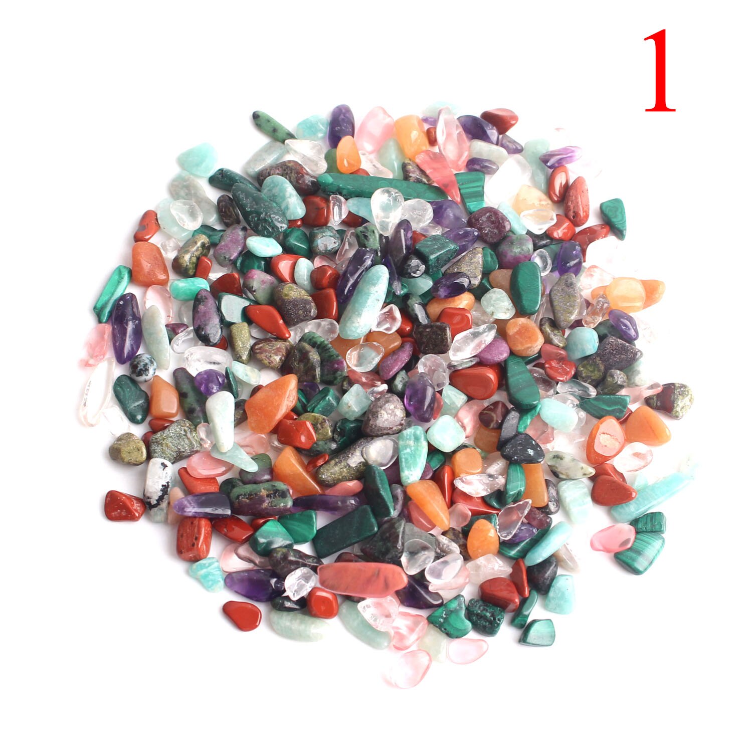 1 Bag 50g Colorful Mixed Irregular Shape Tumbled S... – Grandado