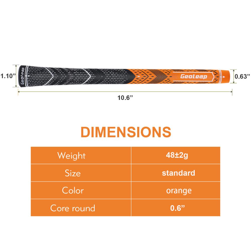 Geoleap Golf Grips Multi Compound Cord Rubber Golf... – Grandado
