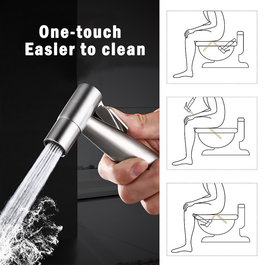 Handheld Toilet bidet sprayer set Kit Stainless St... – Vicedeal
