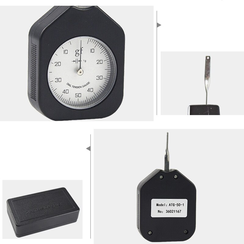 50g Zifferblatt Spannung Meter Analog Kraft Messge... – Grandado