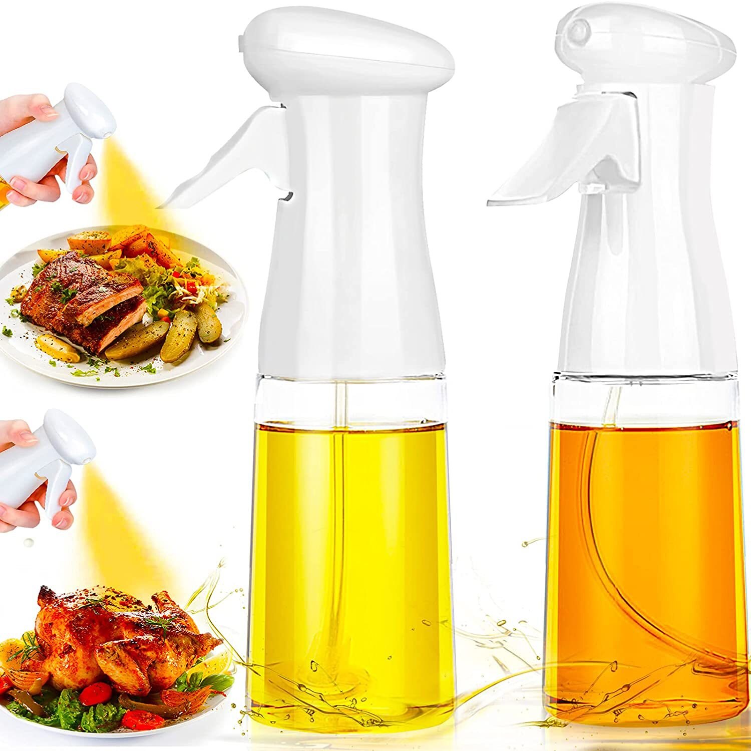210ml Olive Oil Bottle Kitchen Sprayer Cooking Bak... – Grandado