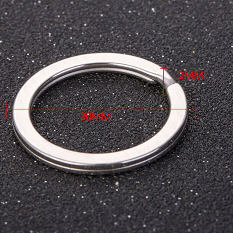 10pcs Heart KeyRing Kay Chain 30mm Round Split Key... – Vicedeal