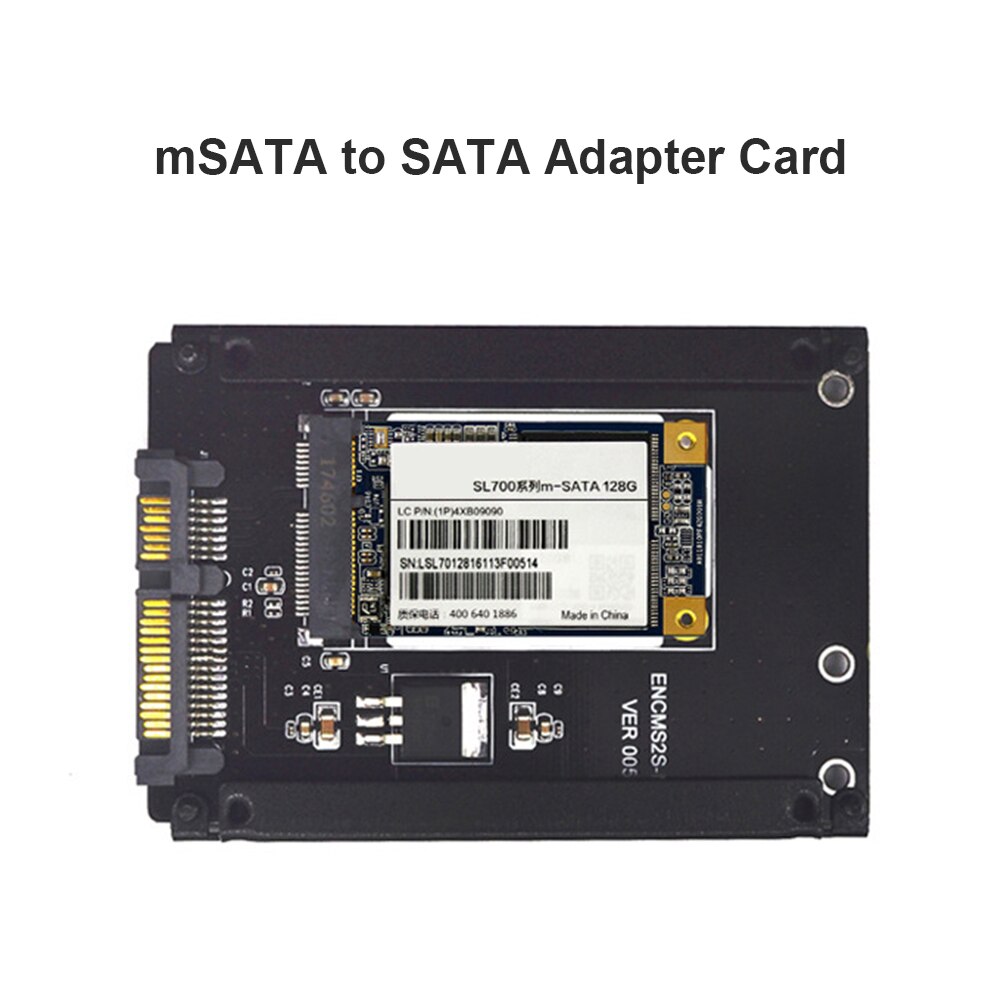Universal mSATA to SATA Adapter Mini SATA SSD to 2... – Grandado