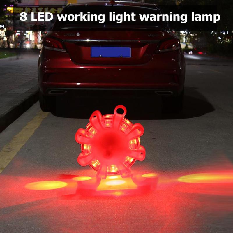 Mini 8LED Flashing Warning Light Emergency Work Li... – Grandado