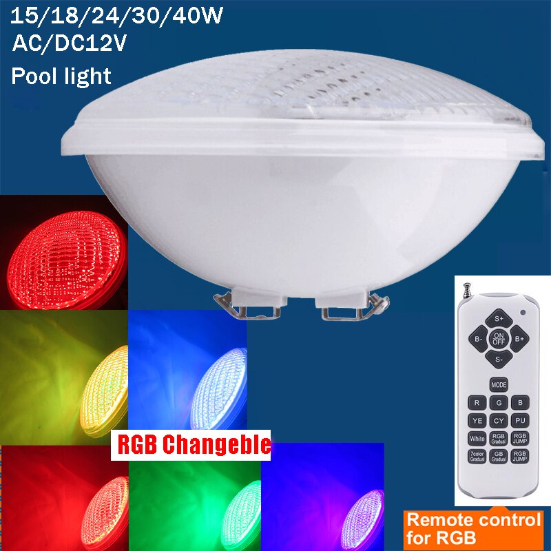 Luces LED de noche para piscina subacuática, lámpa... – Vicedeal