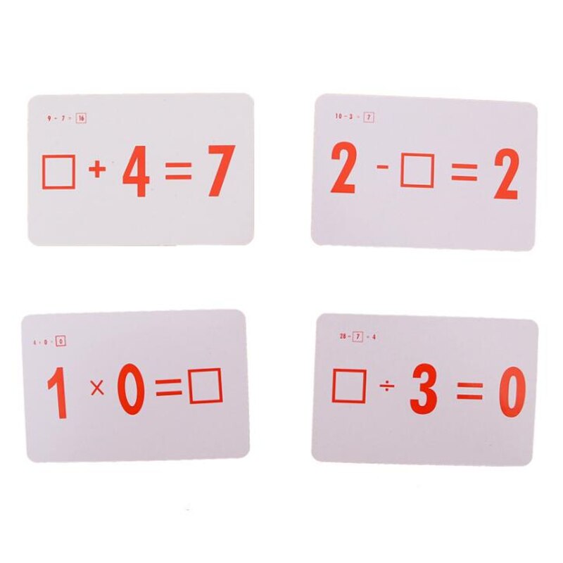 Kids Mathematics Teaching Card Educational Filling... – Grandado