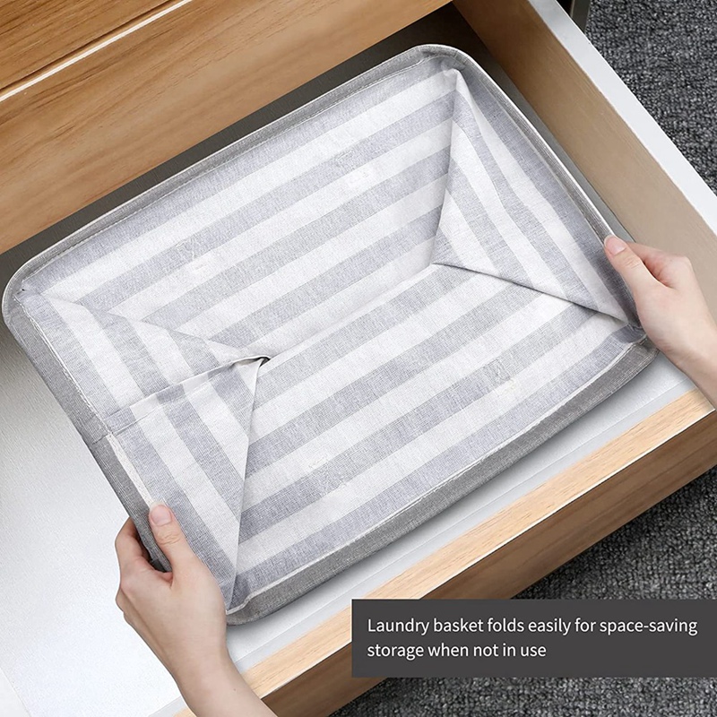 75L Laundry Basket Reinforced Handle Independent L... – Vicedeal