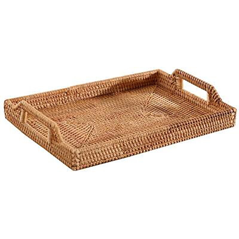 Rotting opbevaringskurv snack brødkurv firkantet v... – Grandado