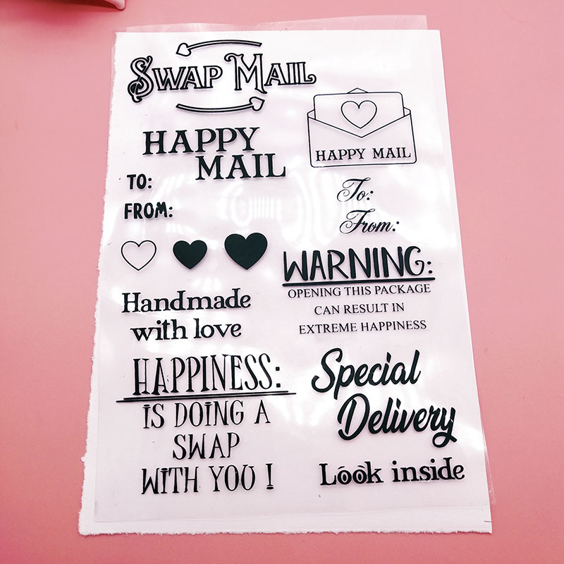 Swap Mail Sentiment Clear stamp for Swap Mail Scra... – Grandado