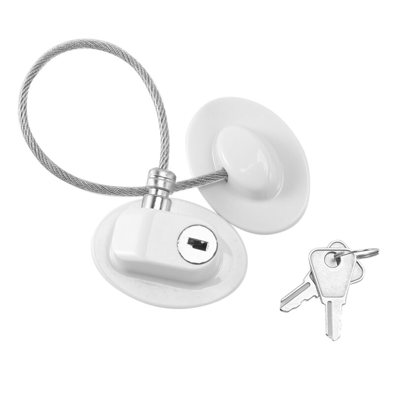 Refrigerator Door Lock With 2 Keys For Fridge Lock... – Grandado