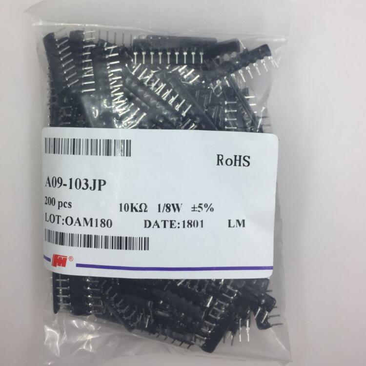 20pcs A09-103 SIP-9 A 103G 103 10K Ohm 8 Commoned ... – Vicedeal