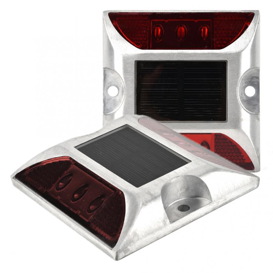 6 LED Solar Power Ground Marker Lights Waterproof ... – Vicedeal