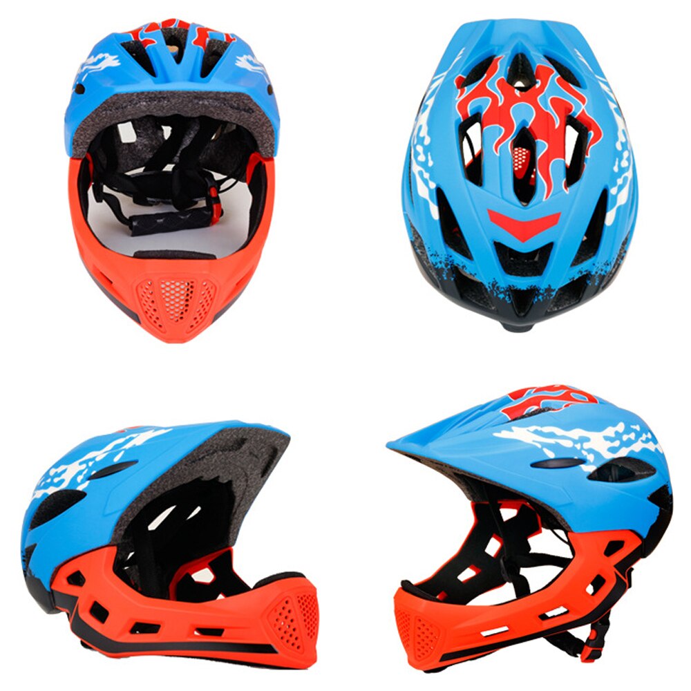 Kinder Fahrrad Helm Einstellbar Abnehmbare Full Fa... – Vicedeal