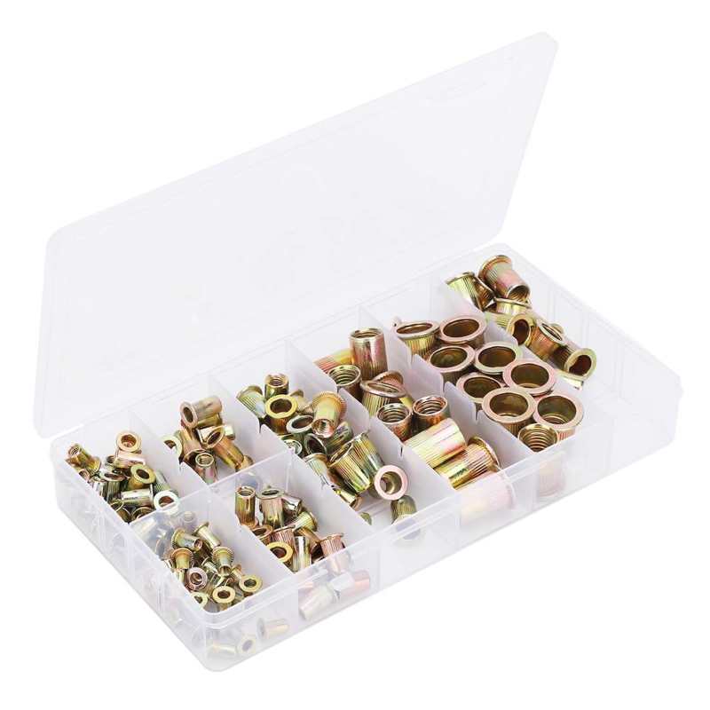 Rivet Nut Zinc Plated Carbon Steel Rivet Nuts M3/4... – Grandado