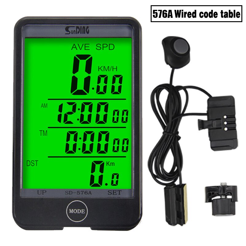 Super Screen Wireless Bike Computer Wired Kilomete... – Vicedeal