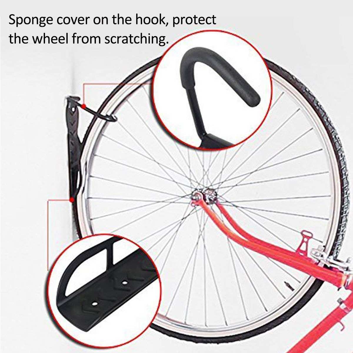 30kg Bicycle Wall Mount For Hanging Bike Holder Br... – Grandado