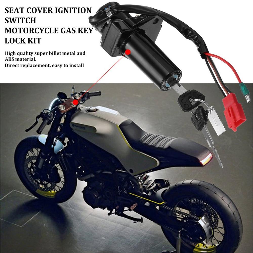 Seat Cover Ignition Switch Motorcycle Fuel Gas Key... – Grandado