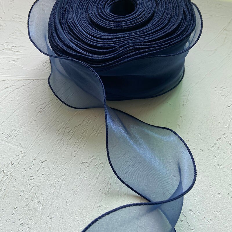 5.5cm 35Meters Romantic Wavy Ribbon Chiffon Yarn S... – Vicedeal