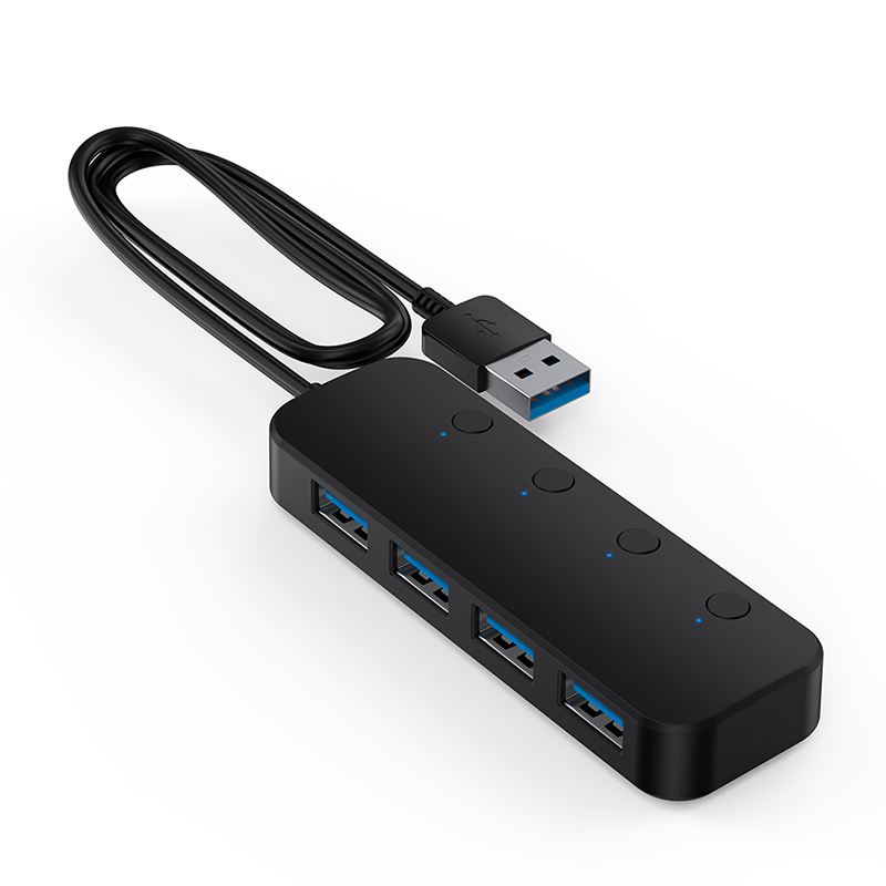 Schitec USB 3.0 HUB Ultra-thin 4-port High Speed I... – Grandado