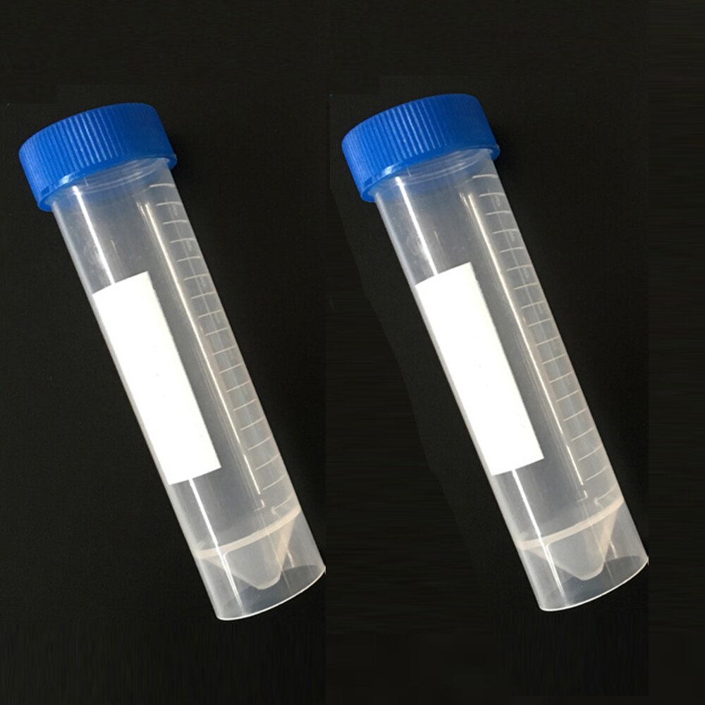 10 Pcs 50Ml Plastic Schroefdop Vlakke Bodem Centri... – Grandado