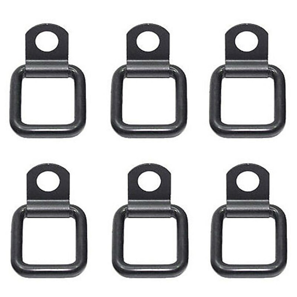 6pcs D Ring Stainless Steel Tie Downs Trunk Black ... – Vicedeal