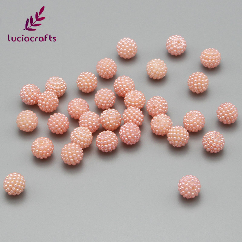 Lucia crafts 12mm Round Loose Acrylic Beads Garmen... – Grandado