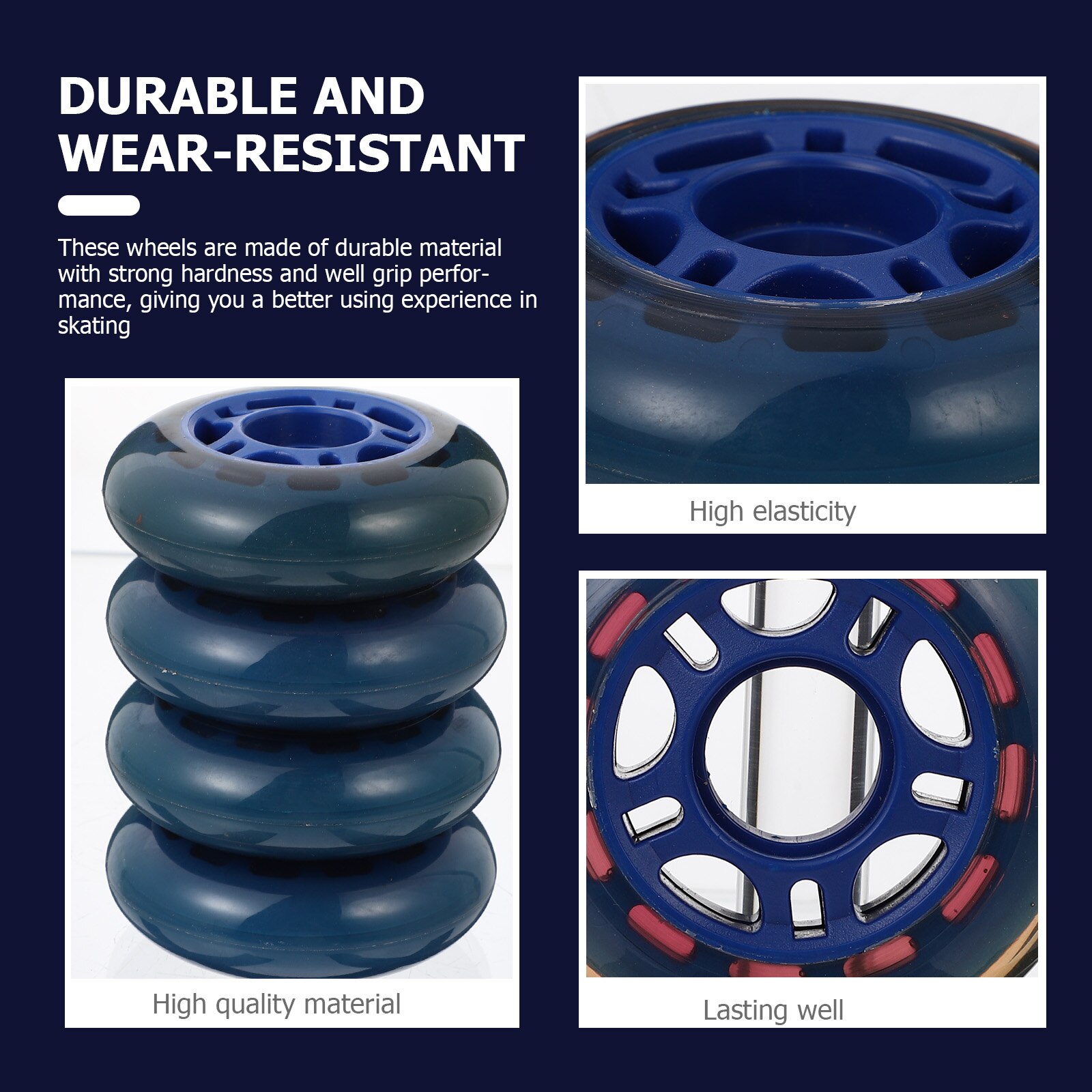 4Pcs Roller Skate Wheels Practical Ice Skates Whee... – Grandado