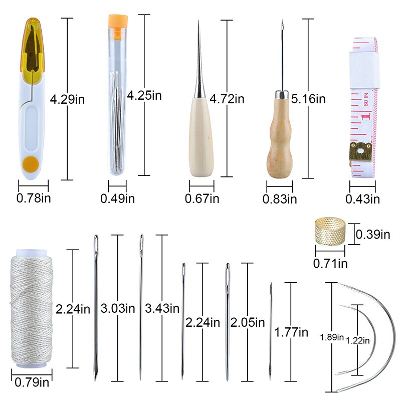 Læder syning nåle diy læder håndværk syning repara... – Grandado
