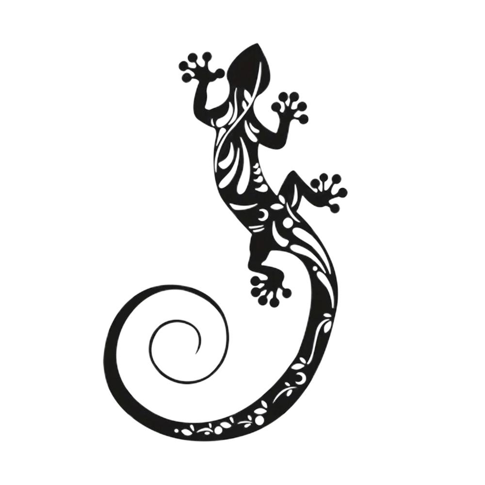 Metalen gekko wanddecoratie hagedis muur kunst scu... – Grandado