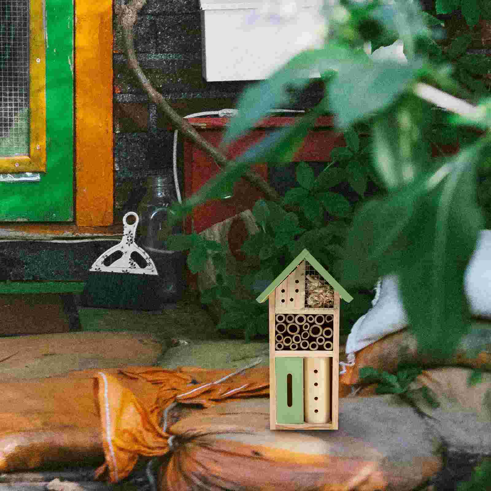 Wooden Insect House Outdoor Wood Insect Cabin Deco... – Grandado