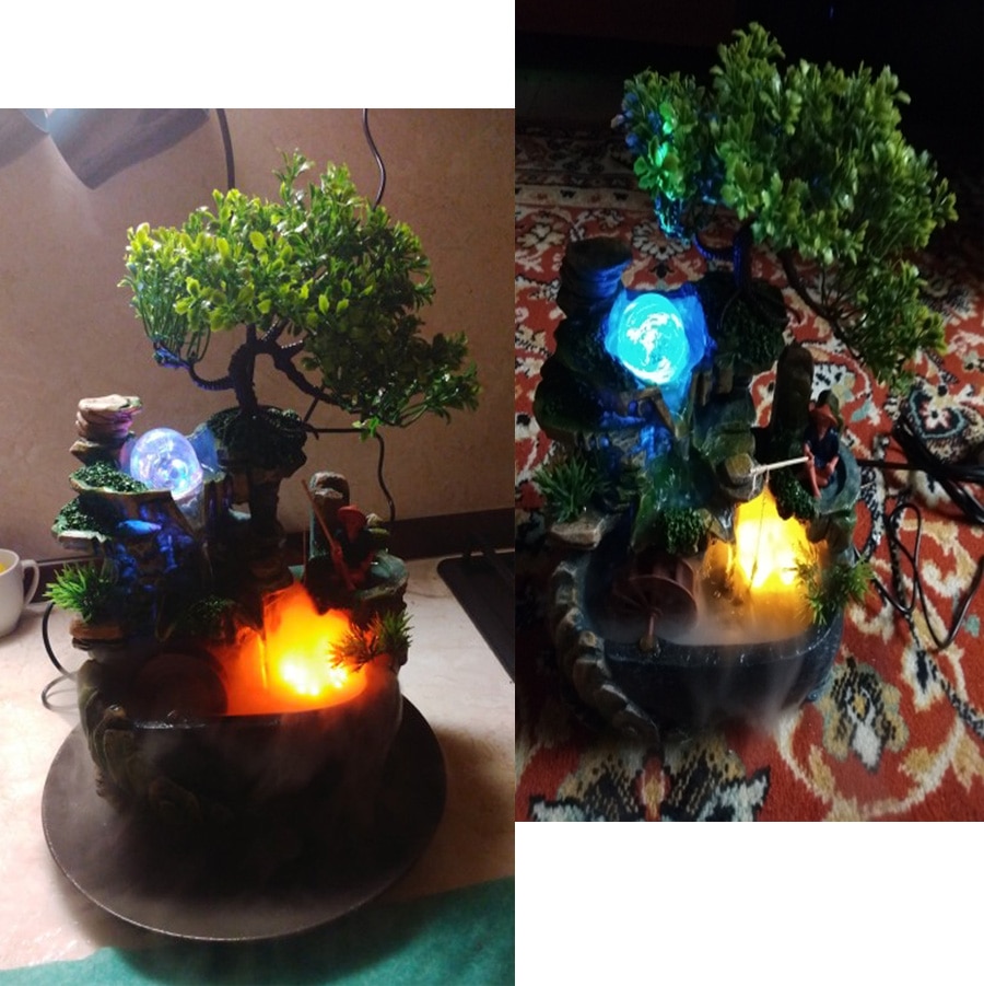 Home Decoration Desktop Waterfall Fountain Zen Med... – Grandado