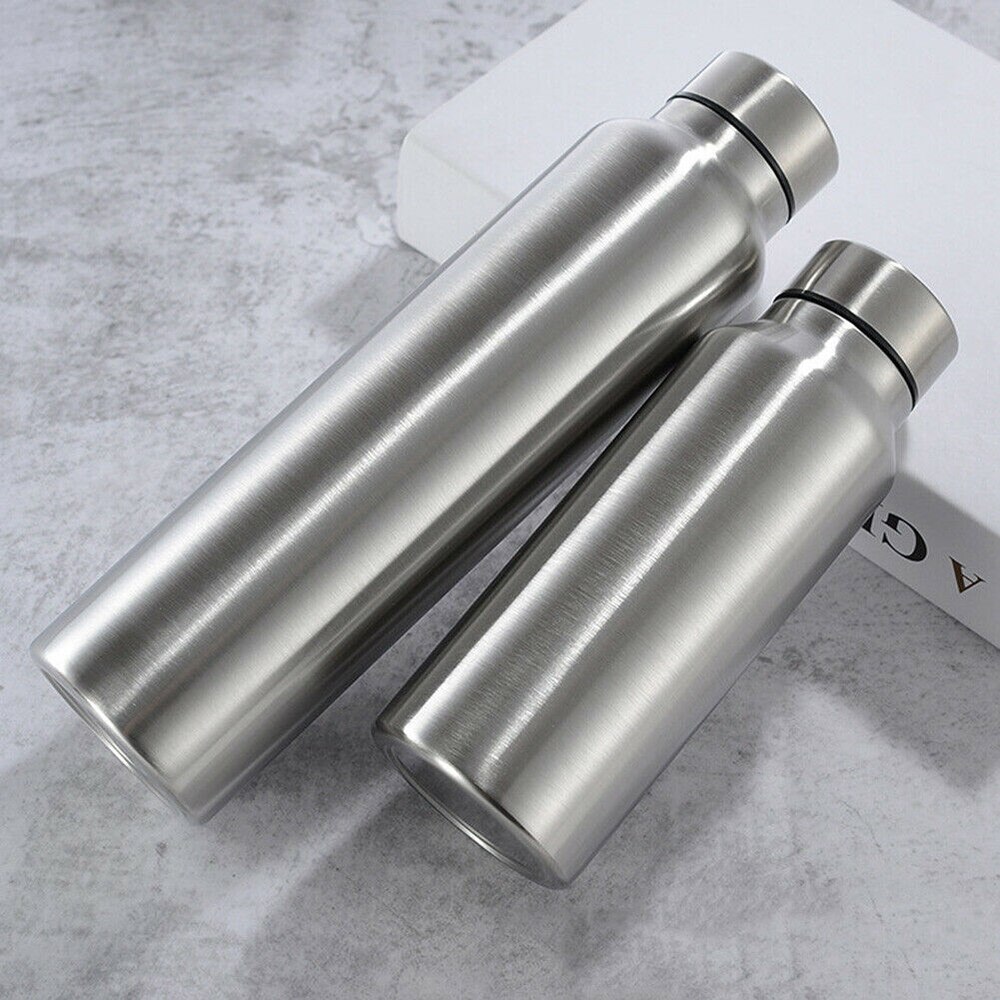 Rvs Sport Water Fles Thermos Mok 650/1000Ml Leak_P... – Grandado