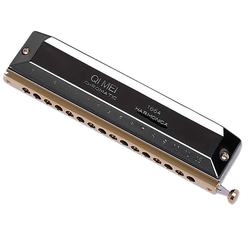 QIMEI Chromatic Harmonica 16 Hole 64 Tone Key of C... – Grandado