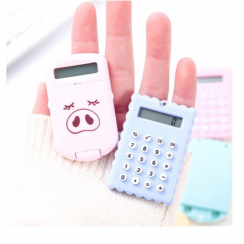 pocket size 8 Digits Display Cartoon Mini Ultra-th... – Vicedeal
