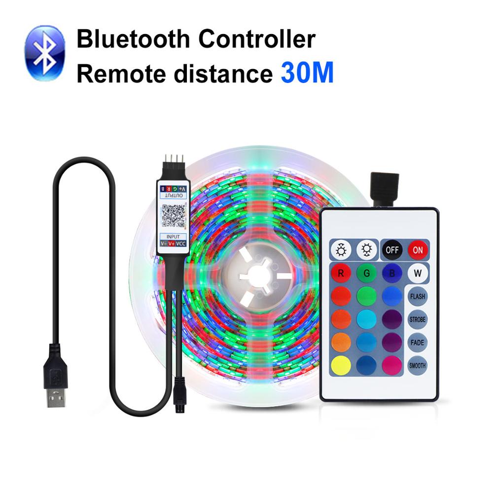 Bluetooth 1m-5m usb led nauhalamppu 2835 smd rgb l... – Grandado