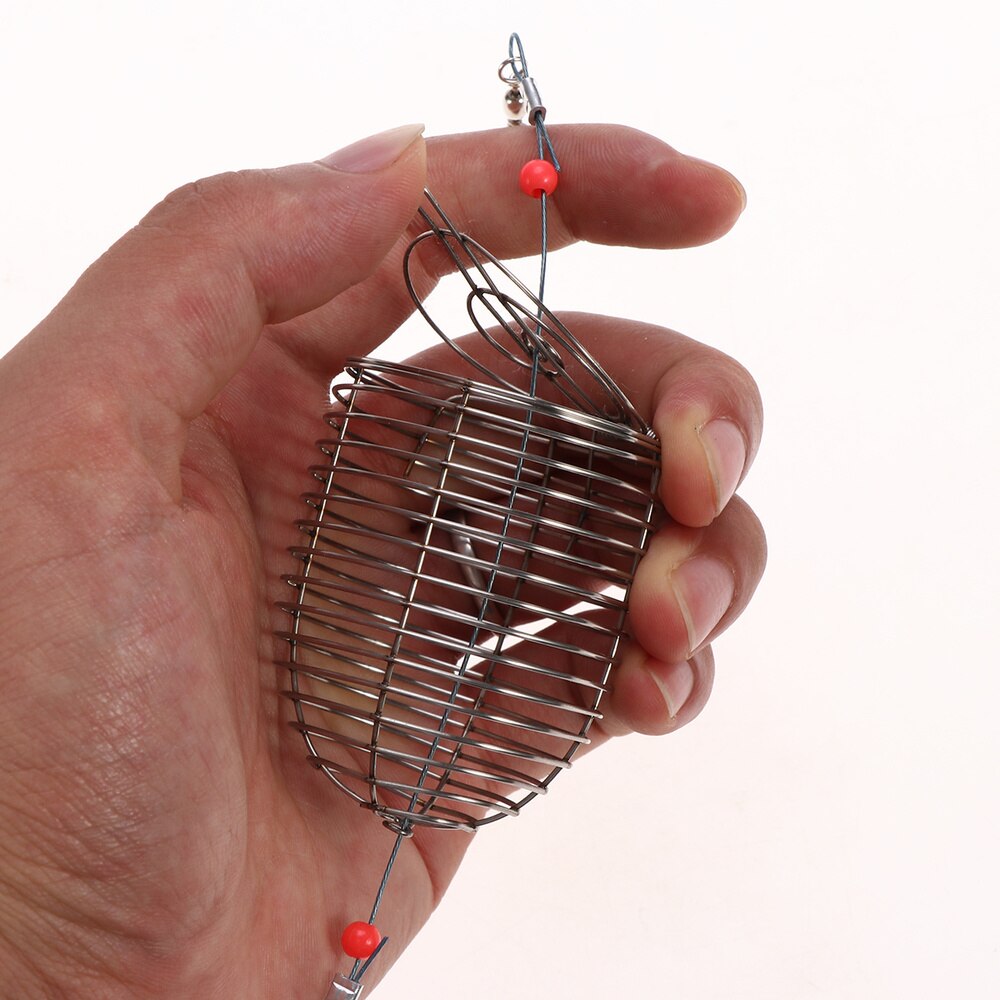 5 PCS Stainless Steel Fishing Bait Cage Lure Cage ... – Vicedeal