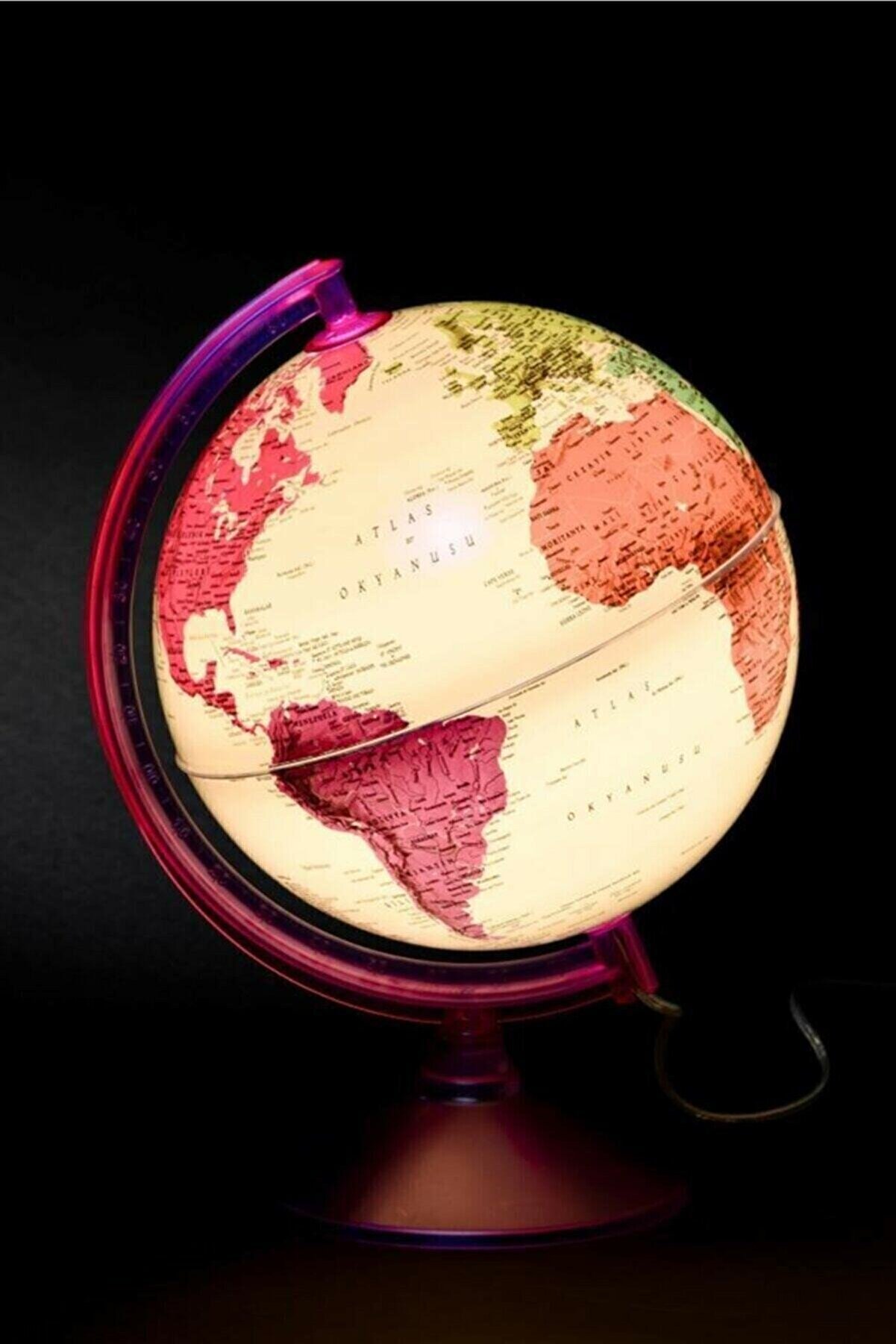 Illuminated Decorative Globe World Patterned Balls... – Vicedeal