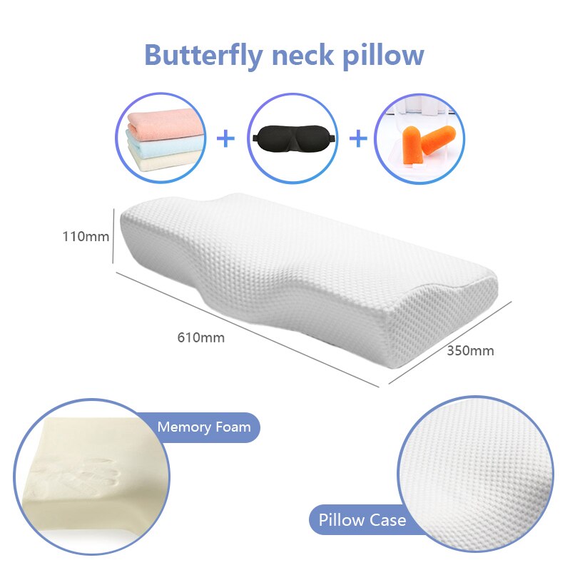Lange Grote Memory Foam Kussen Orthopedische Kusse... – Grandado