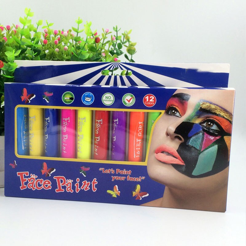 12PCS Kids Face Painting and Hair Coloring Kit Fac... – Grandado