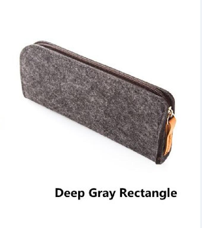 Minimalism Felt Pencil Bag Fabric Pencil Case Stat... – Vicedeal