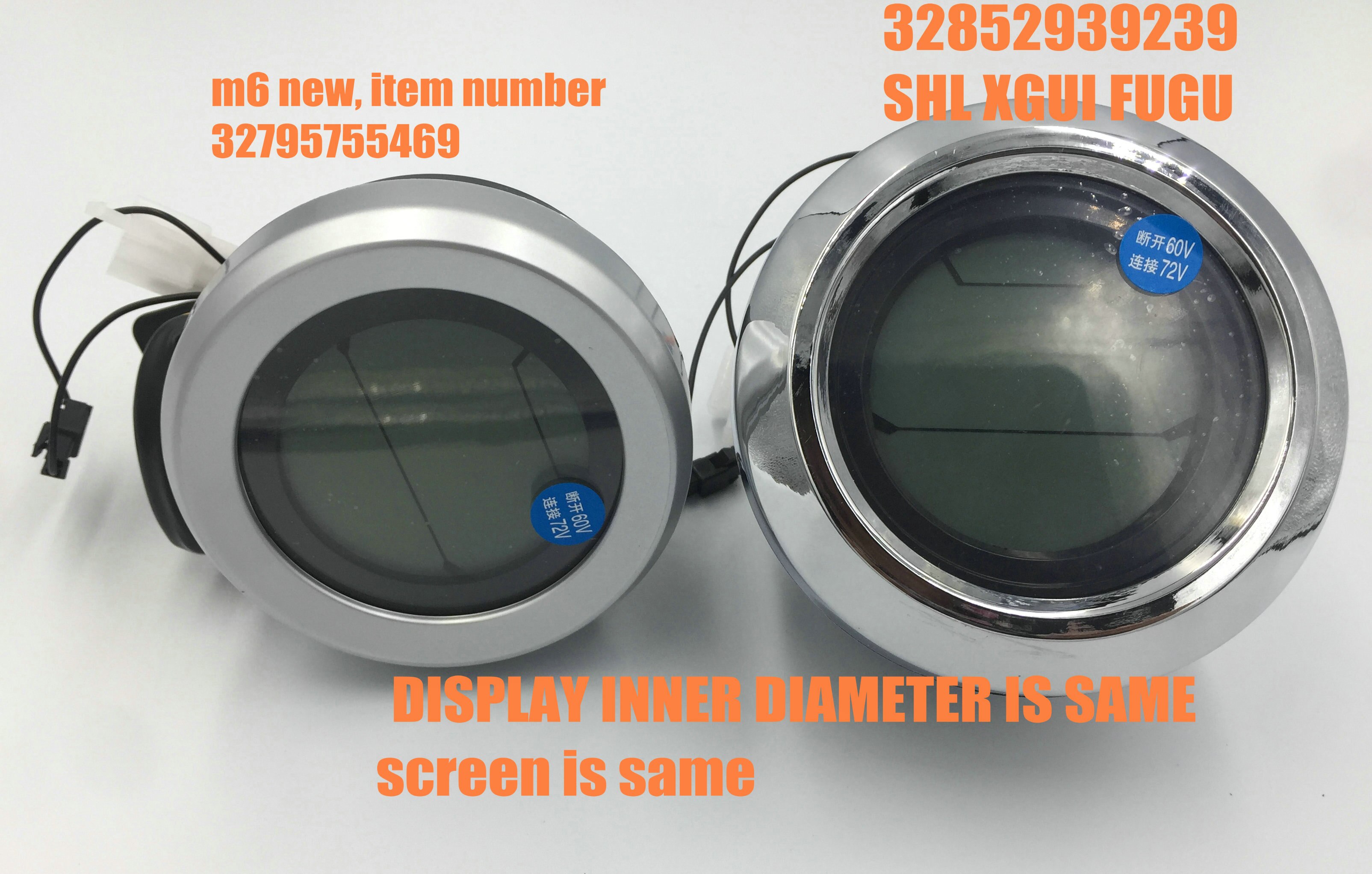 Display+Speedometer+Odometer+48v60v72v Battery Lig... – Grandado