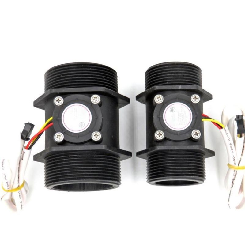 DN40 DN50 Water Flow Sensor Hall Flowmeter Meter C... – Vicedeal